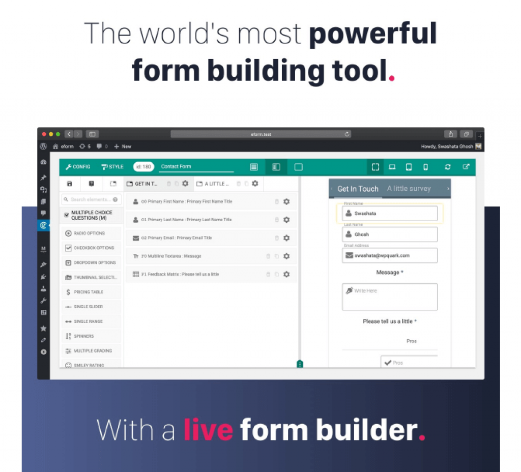 eForm – WordPress Form Builder – Elitedigipro.com