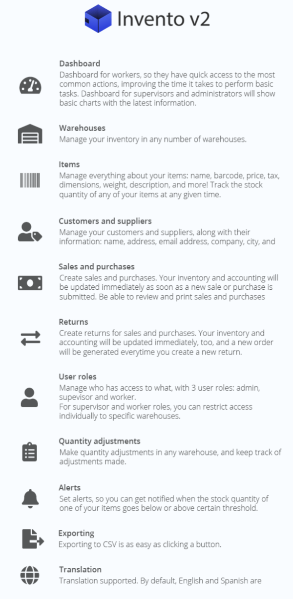 Invento v2 – Inventory system - Elitedigipro.com