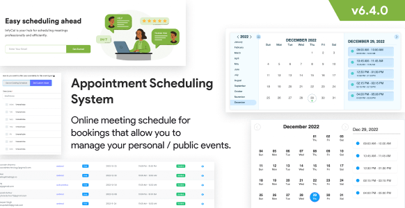 Infycal – Appointment Scheduling System – Meetings Scheduling ...