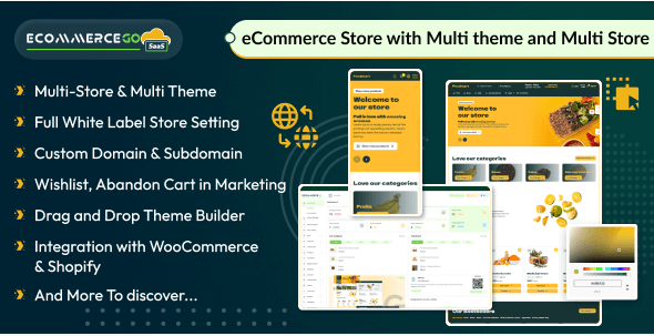 eCommerceGo SaaS – eCommerce Store with Multi theme and Multi Store - Elitedigipro.com